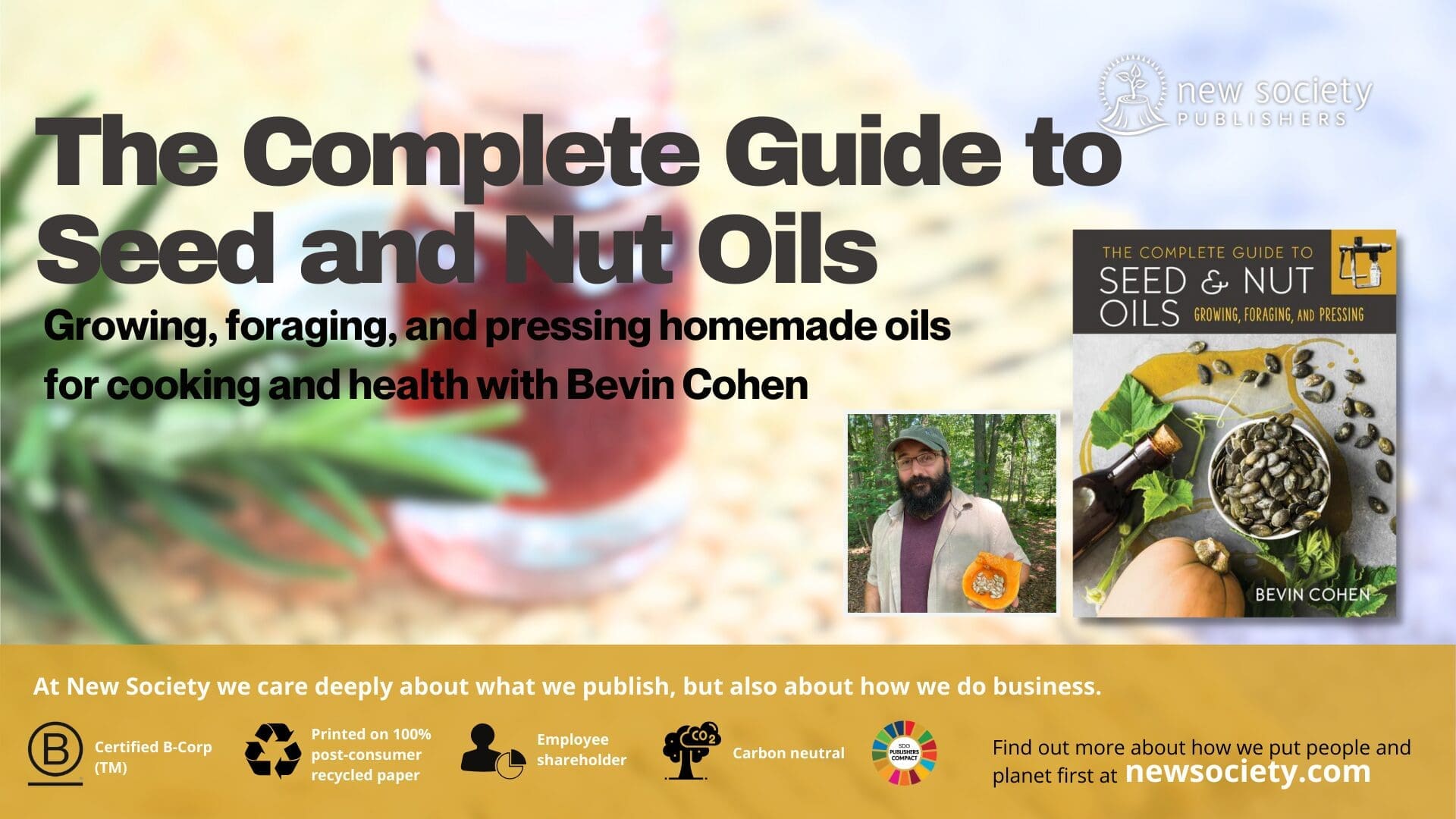 "The Complete Guide to Seed & Nut Oils" Book Introduction [2:09] | New ...